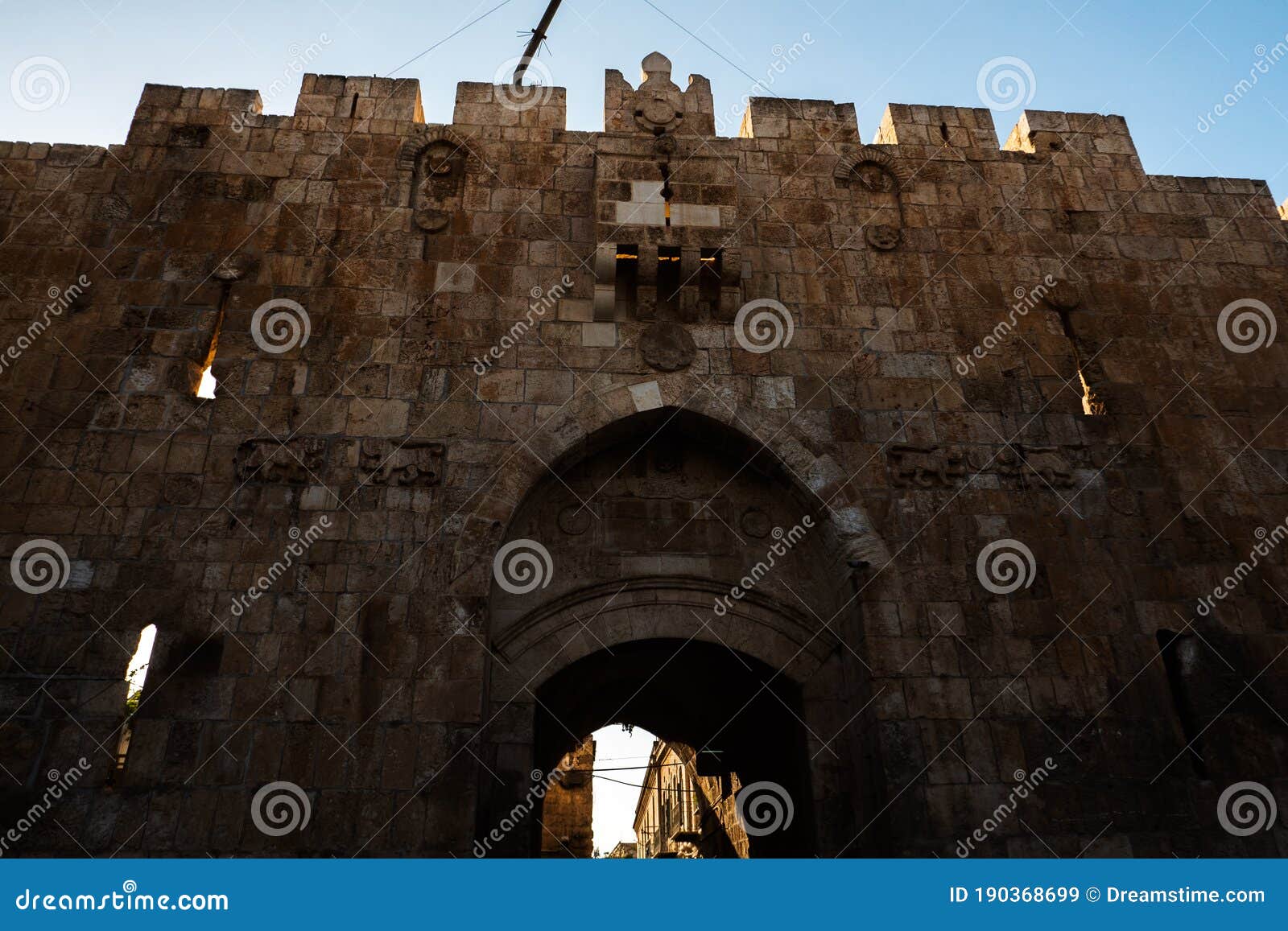 Dung Gate City of Jerusalem Israel Stock Image - Image of israel ...