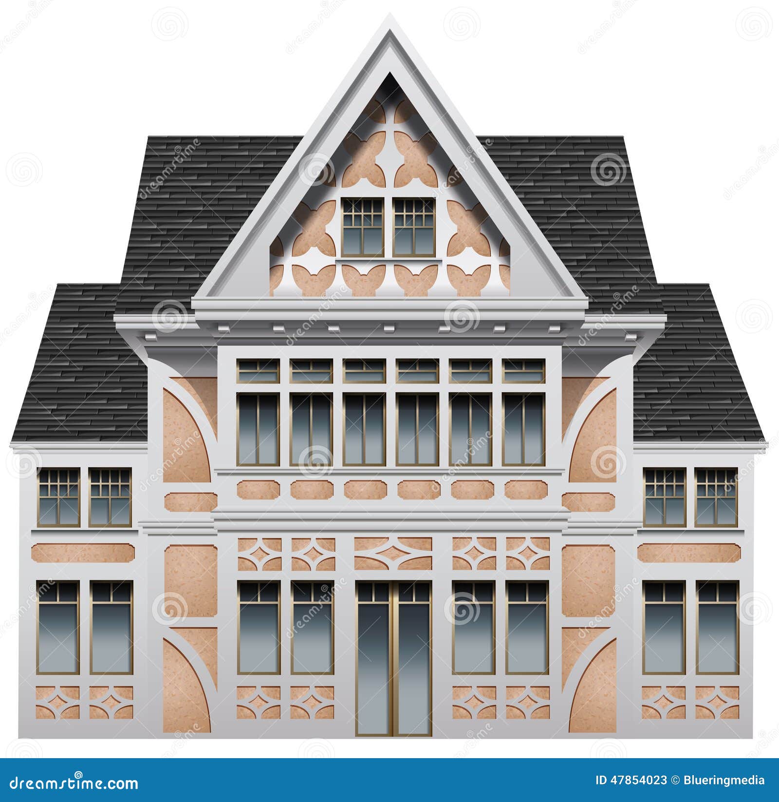 A big old building stock vector. Illustration of office - 47854023
