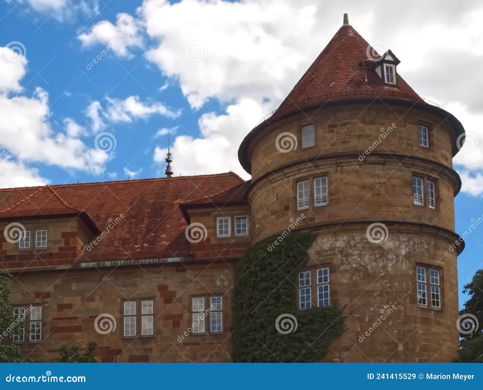 Beautiful Old Castle in Stuttgart in Germany Stock Image - Image of ...