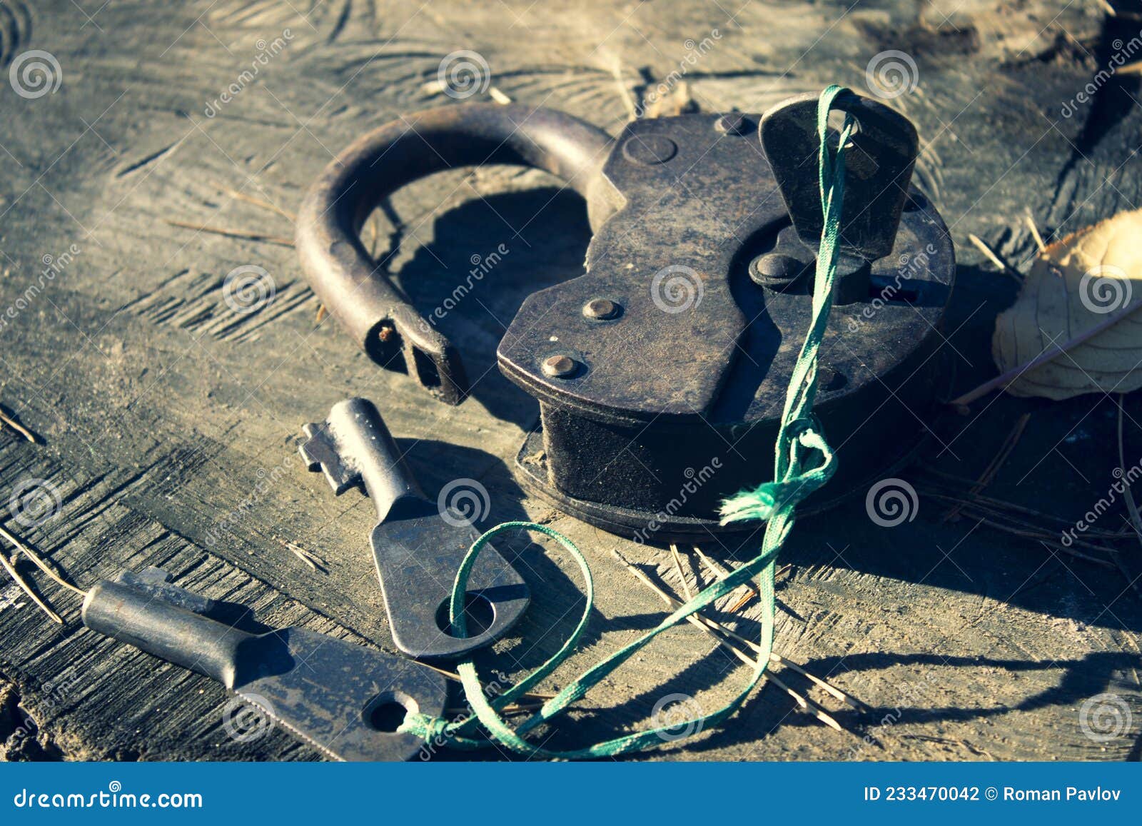 Big Old Rusty Iron Barn Vintage Antique Lock Stock Photo - Image of ...
