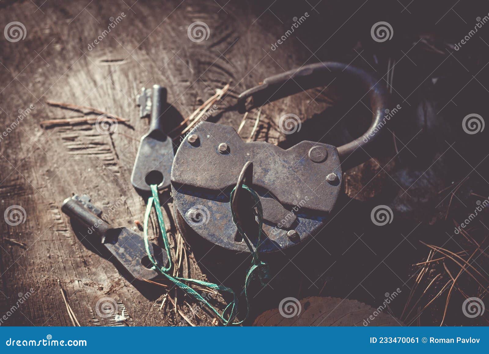 Big Old Rusty Iron Barn Vintage Antique Lock Stock Image - Image of ...