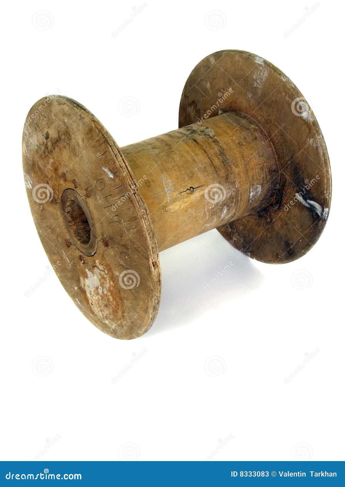 The big old wooden coil stock image. Image of cable, wooden - 8333083