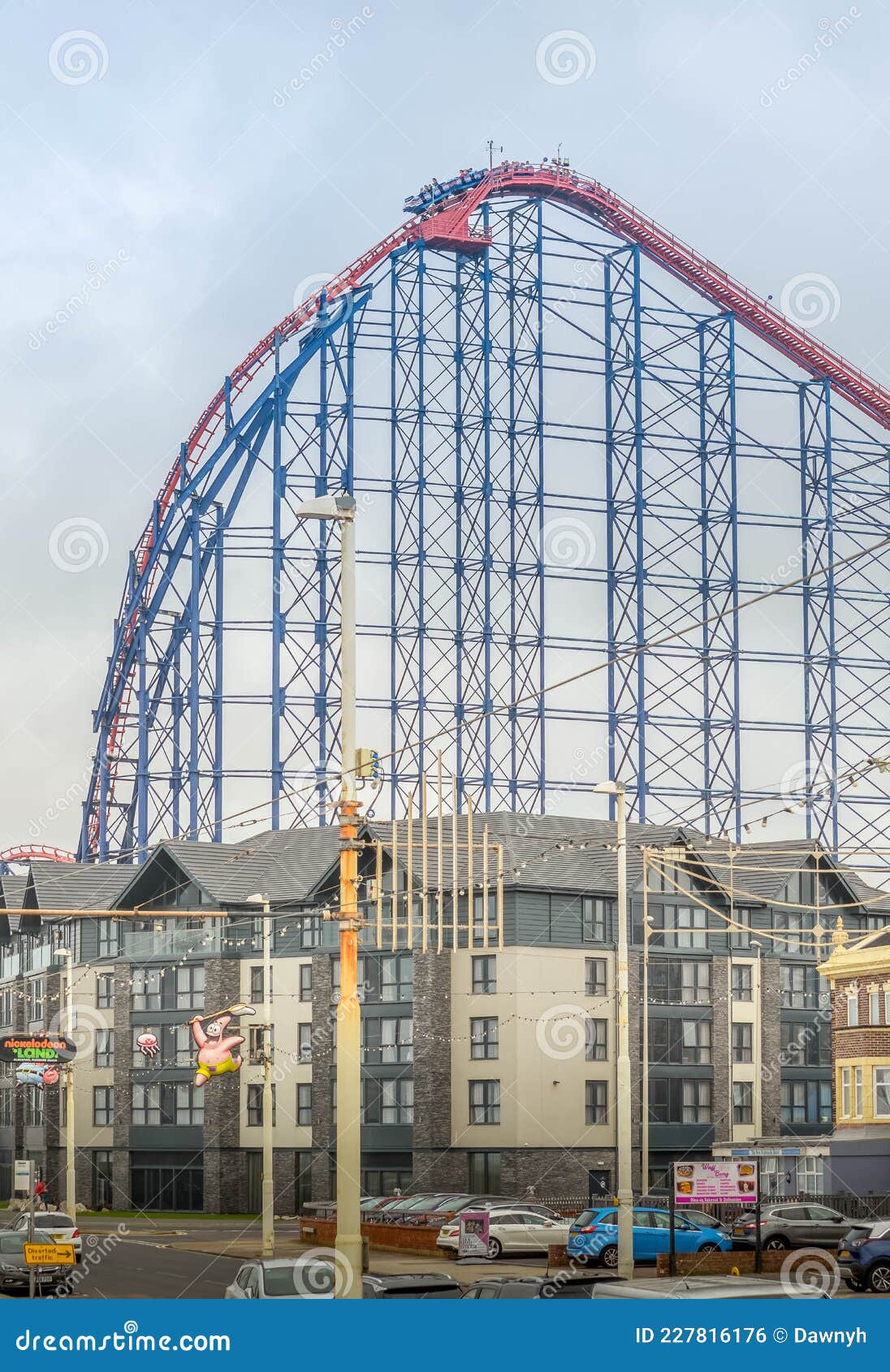 The Big One Roller Coaster at Blackpool Editorial Photo - Image of ...