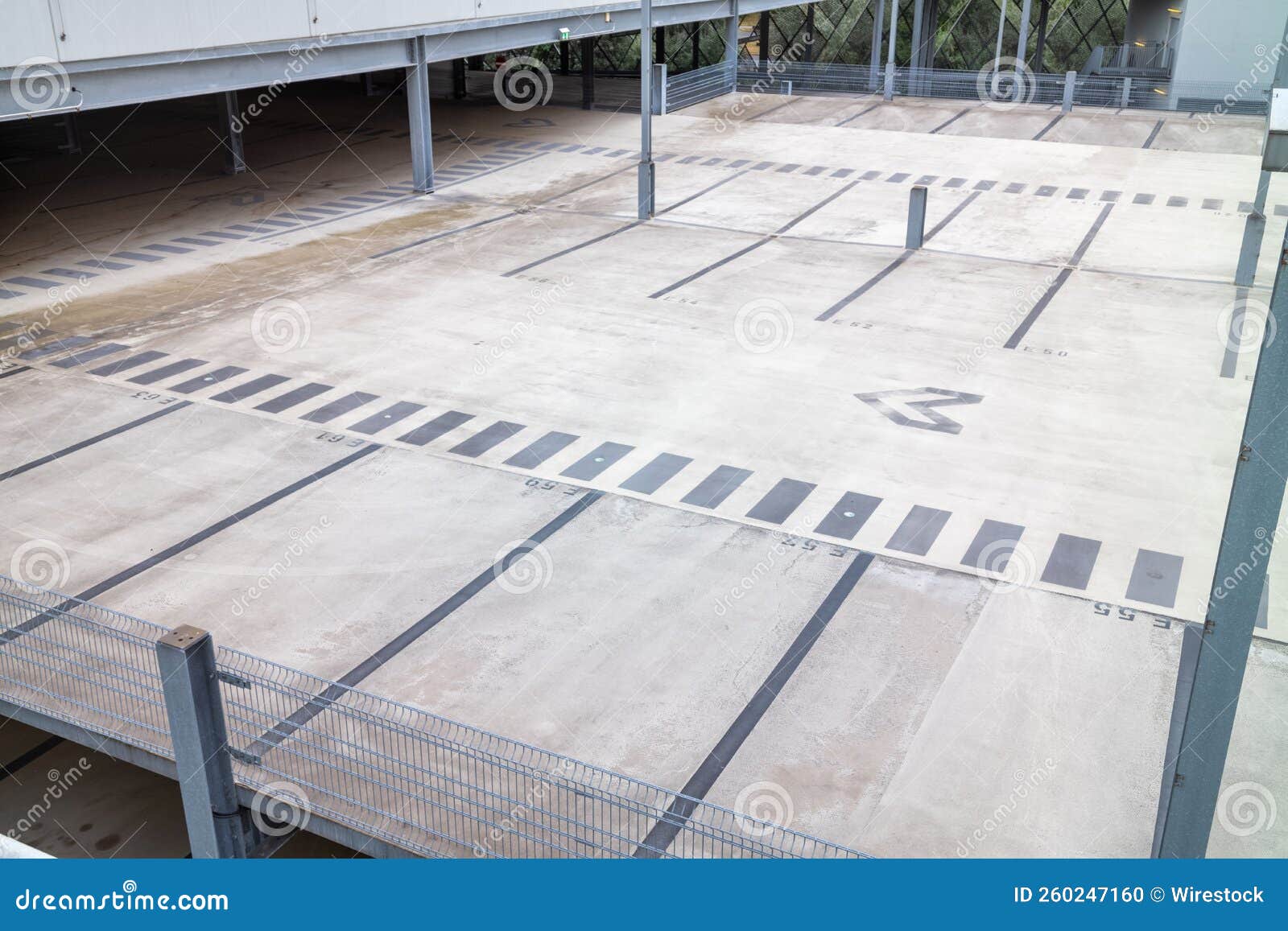 Big Open-air Parking Lot during the Daytime Stock Photo - Image of ...