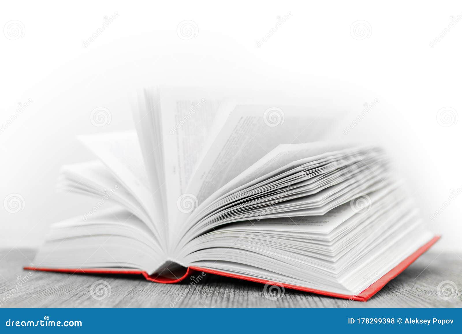 Big Open Book. Pages of New Book Stock Photo - Image of reading ...