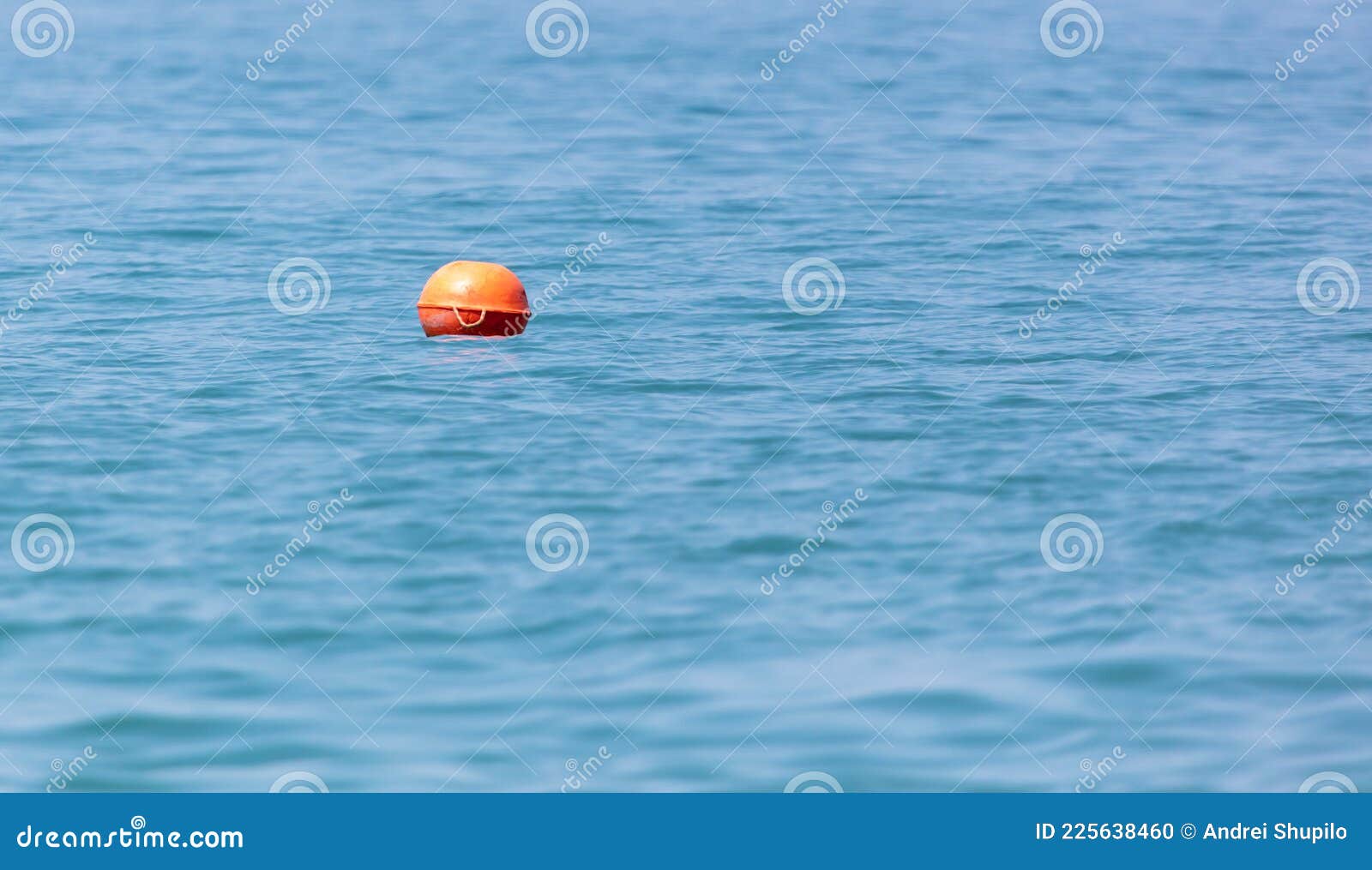 Big Orange Float on the Sea Stock Photo - Image of outdoor, vacation ...