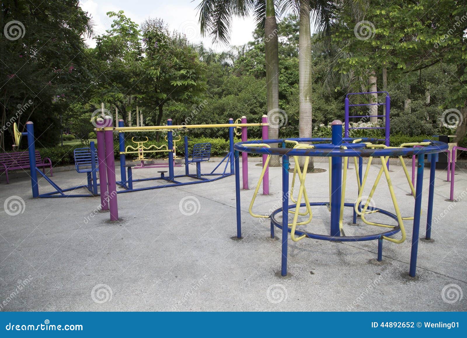 Big outdoor gym stock photo. Image of health, fitness - 44892652