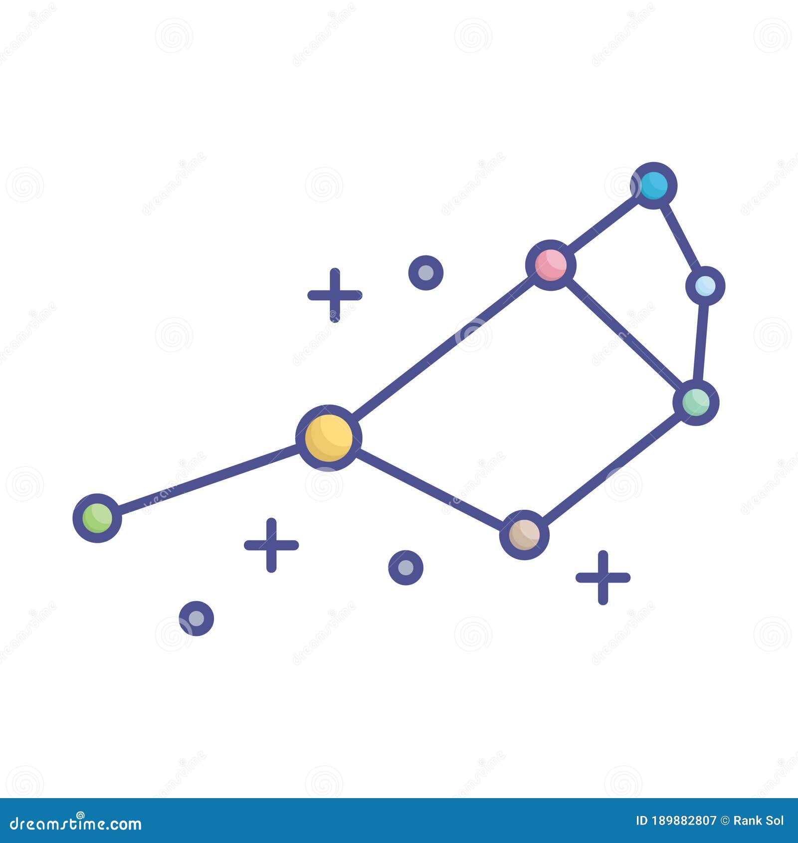 Big Outline with Color Fill Inside Vector Icon Which Can Easily Modify ...