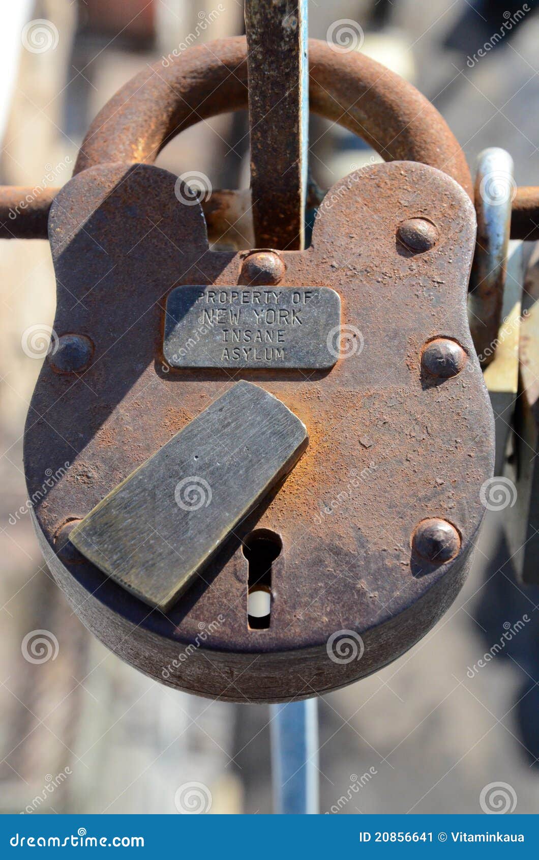 Big Padlock Stock Image - Image: 20856641