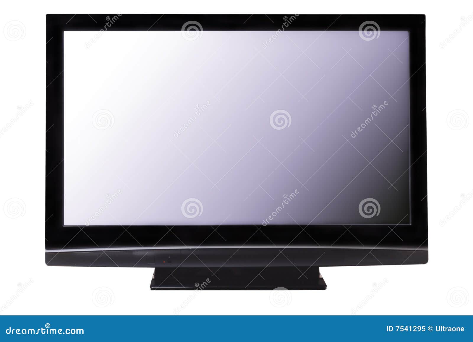 Big Pasma HDTV Screen Isolated Stock Image - Image of front, display ...