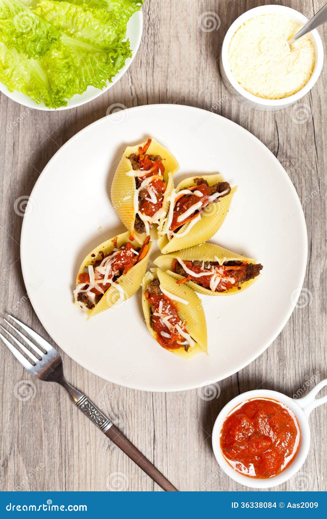 Big pasta shells stock photo. Image of stuffed, ingredient - 36338084
