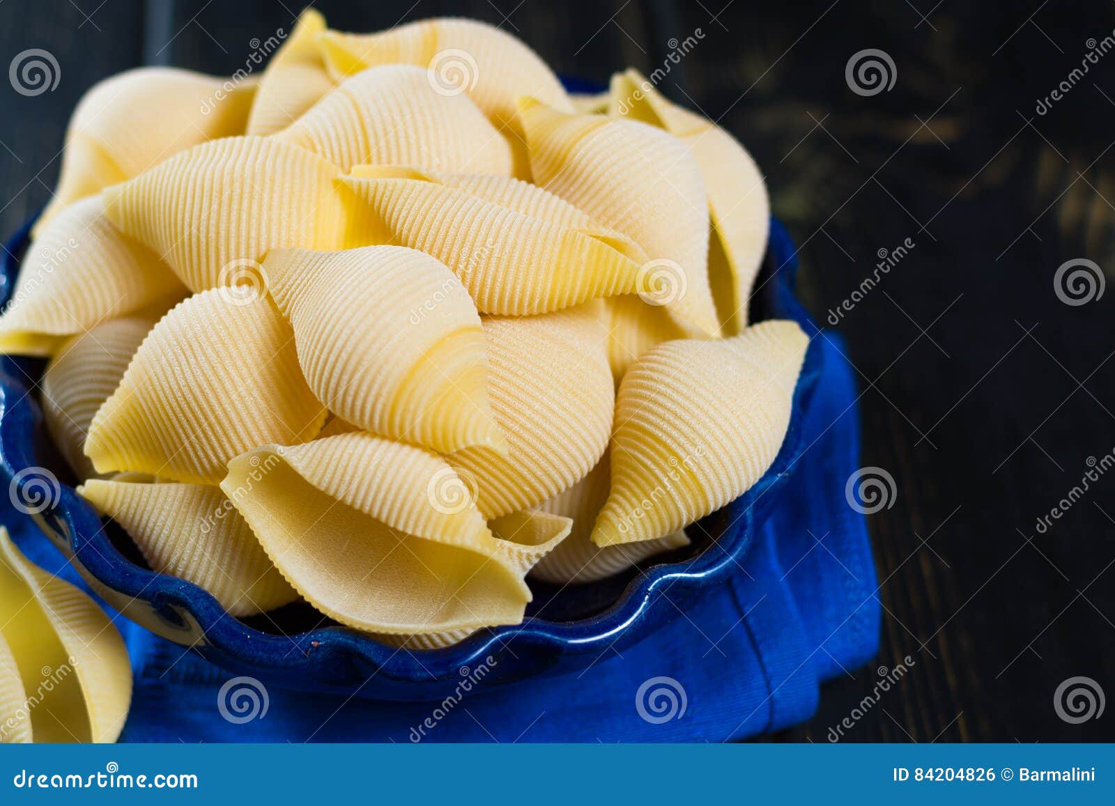Big Pasta Shells for Stuffing, Uncooked Stock Photo - Image of quality ...