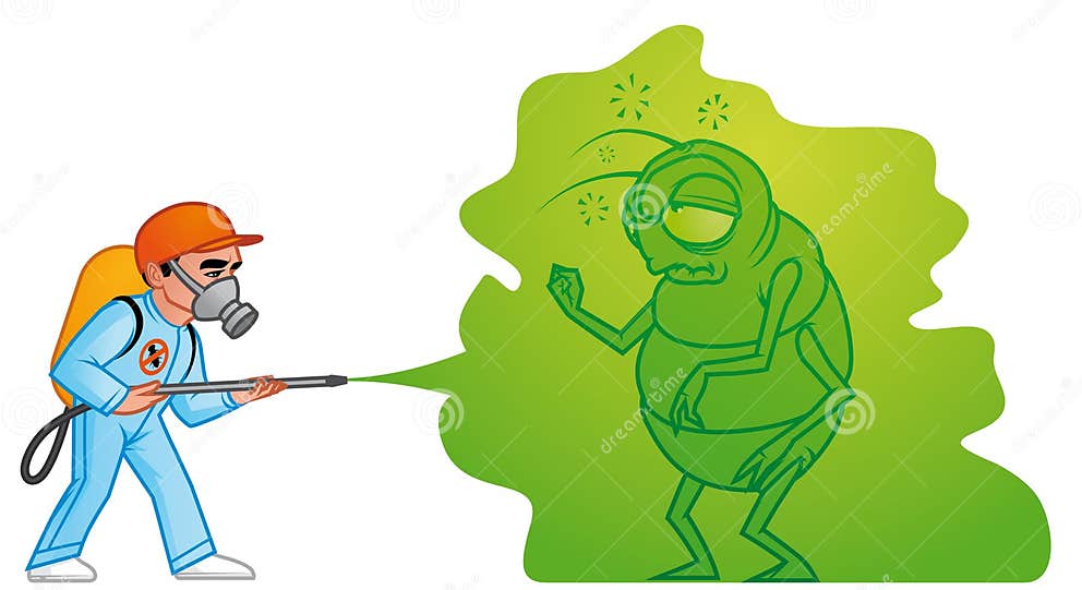 Big pest extermination stock illustration. Illustration of kill - 19194907