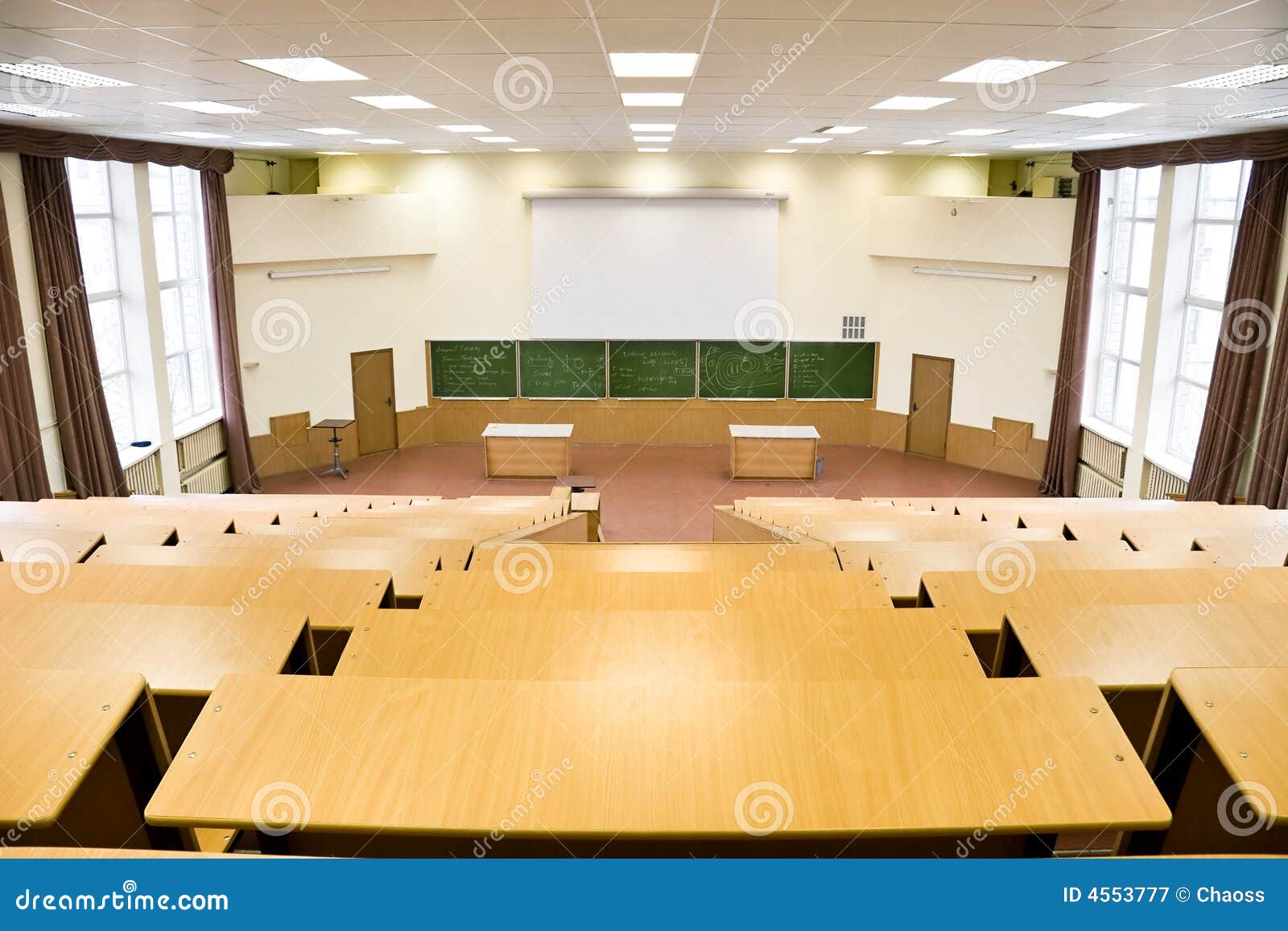 Big physics lecture hall stock image. Image of building - 4553777