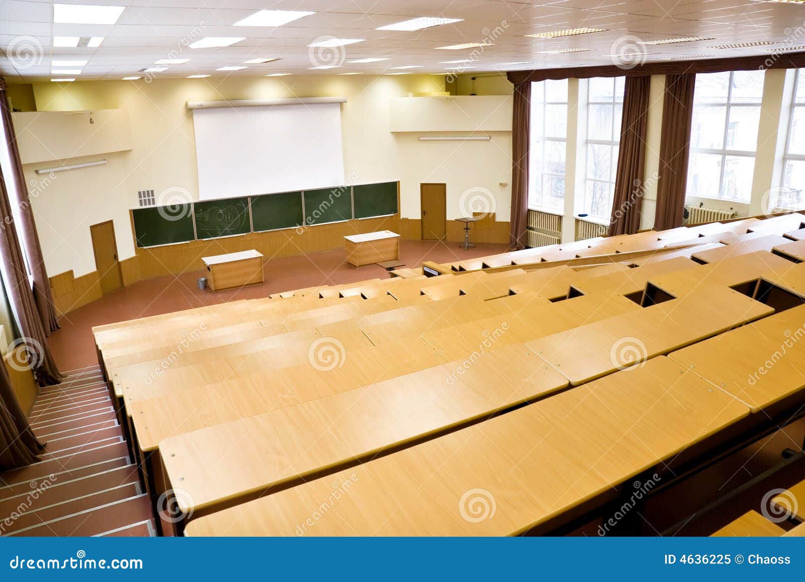 Big physics lecture hall stock image. Image of amphitheatre - 4636225