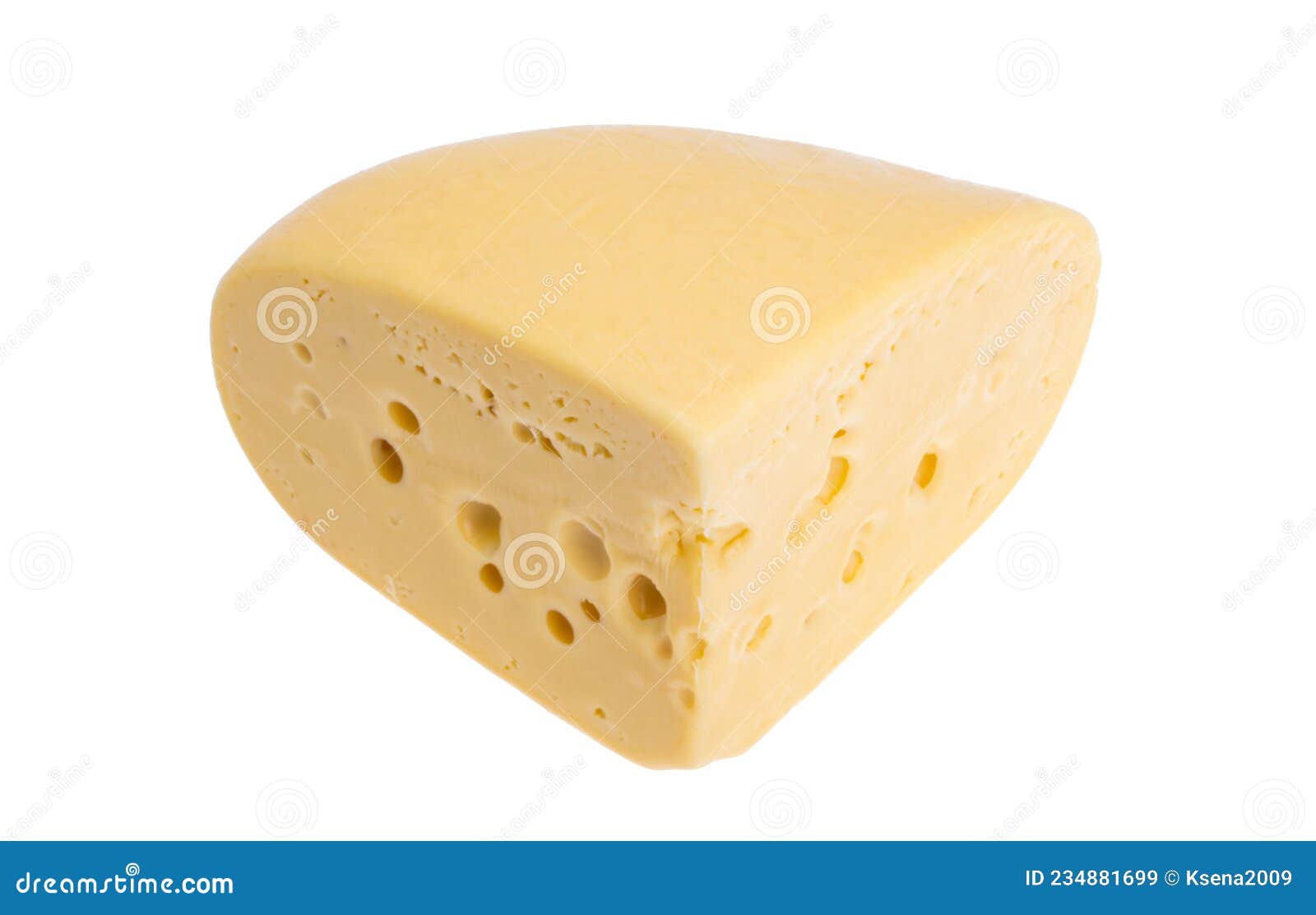 Big Piece of Cheese Isolated Stock Image - Image of maasdam, healthy ...