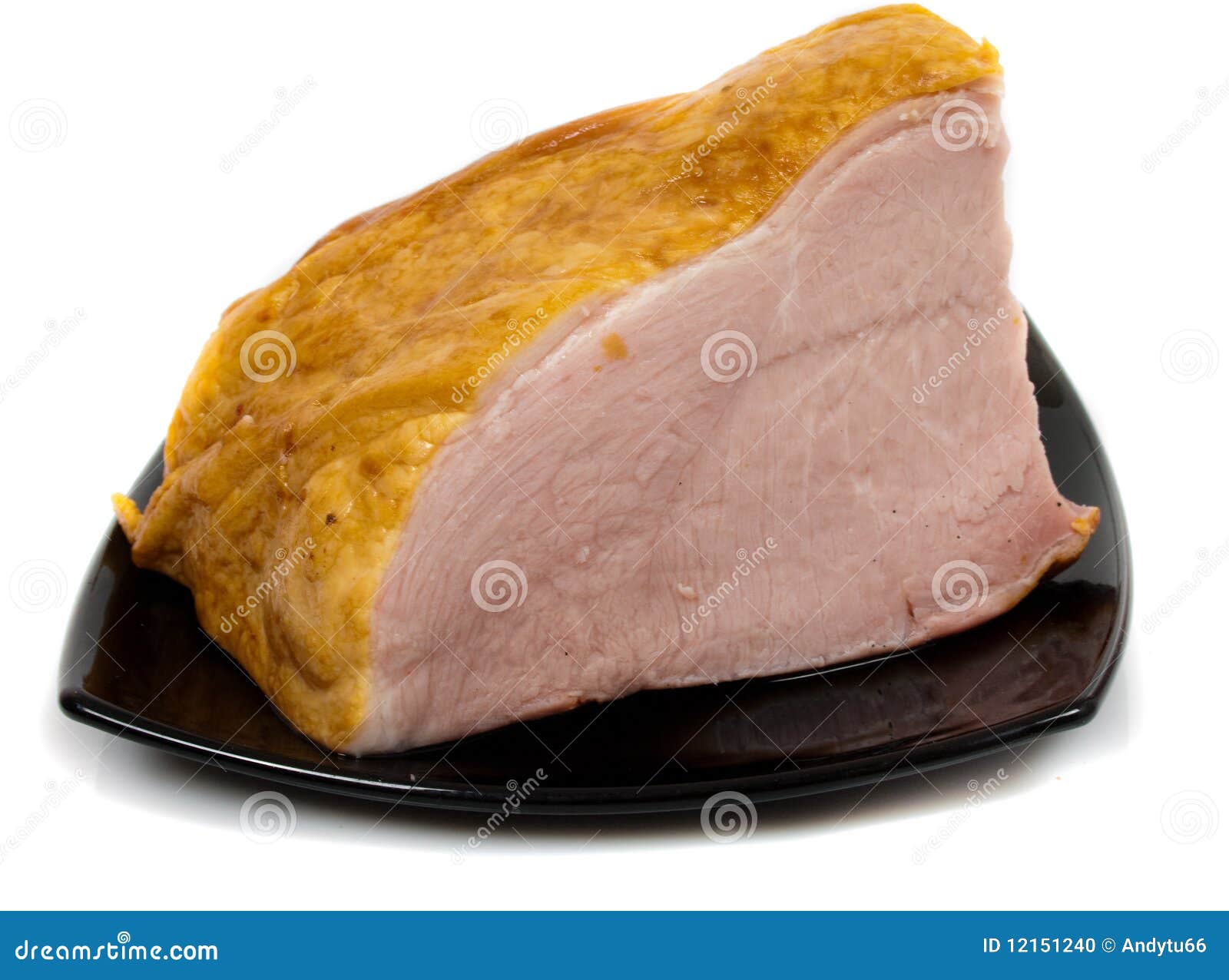 Big Piece of Fresh Meat on Plate Stock Photo - Image of ingredient ...