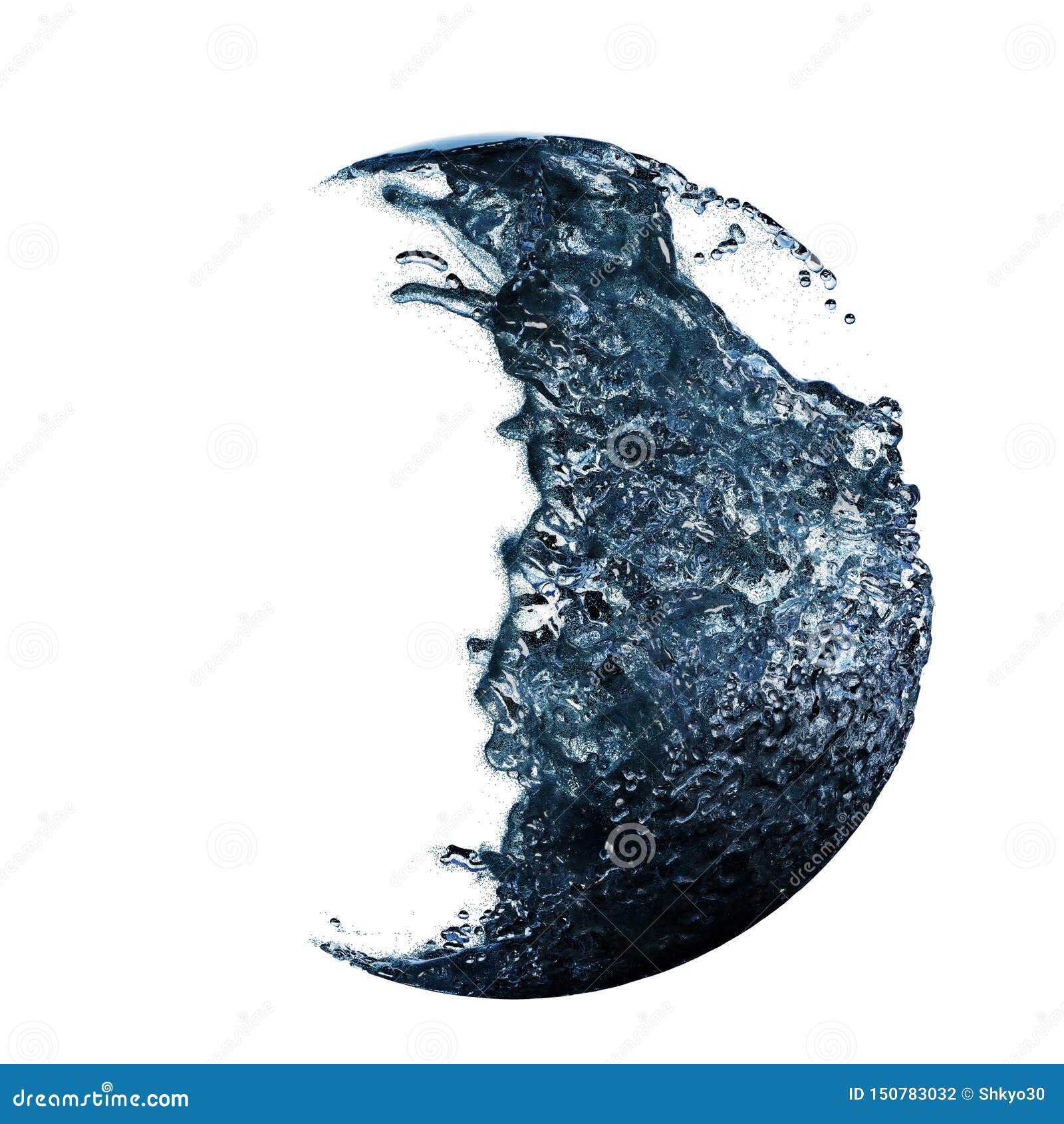 Liquid Ball Rotates And Boils. Design. 3D Ball Rotates And Begins To ...