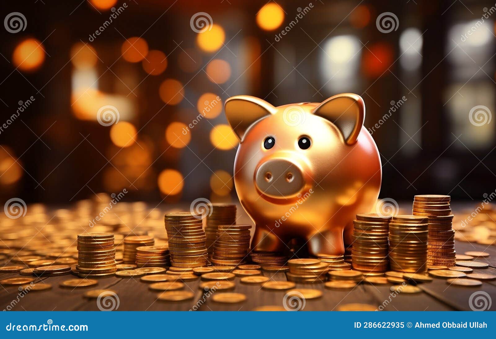 Big Piggy Bank stock illustration. Illustration of account - 286622935