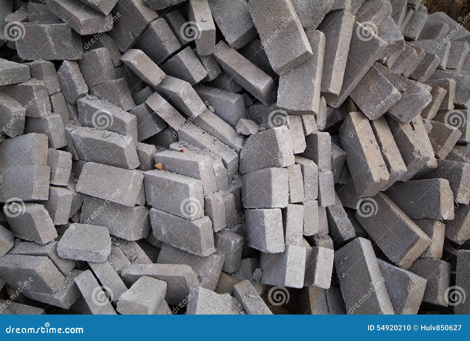 Big pile of bricks stock photo. Image of close, build - 54920210