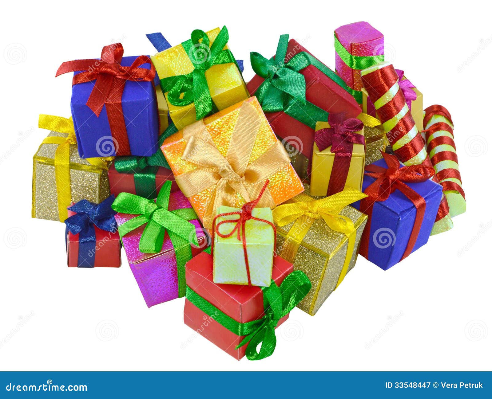 Big pile of colorful boxes stock image. Image of holiday - 33548447