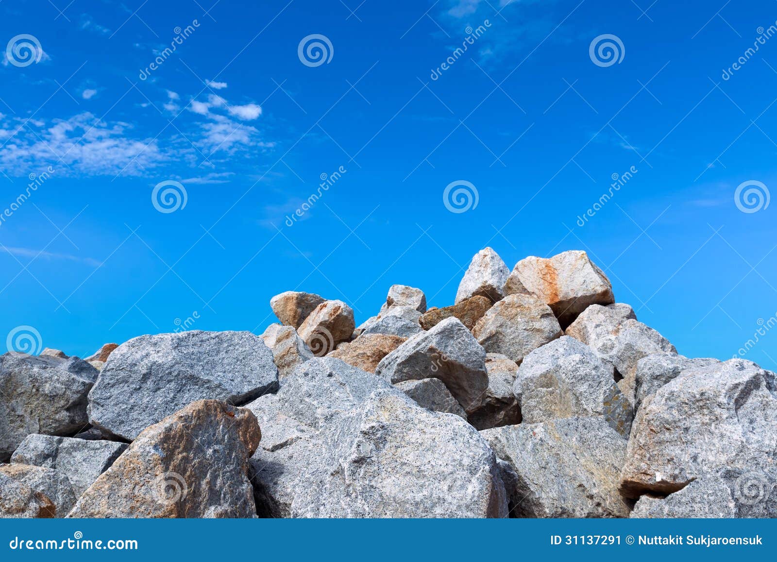 Big pile of gray rock stock image. Image of heavy, large - 31137291