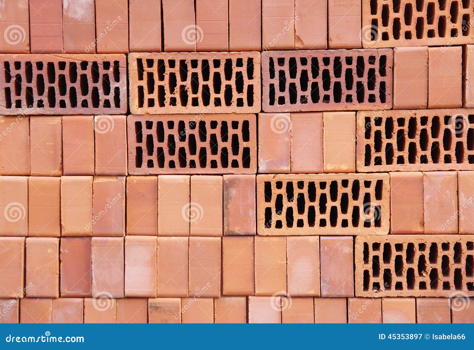 Big pile of new bricks stock image. Image of house, heap - 45353897