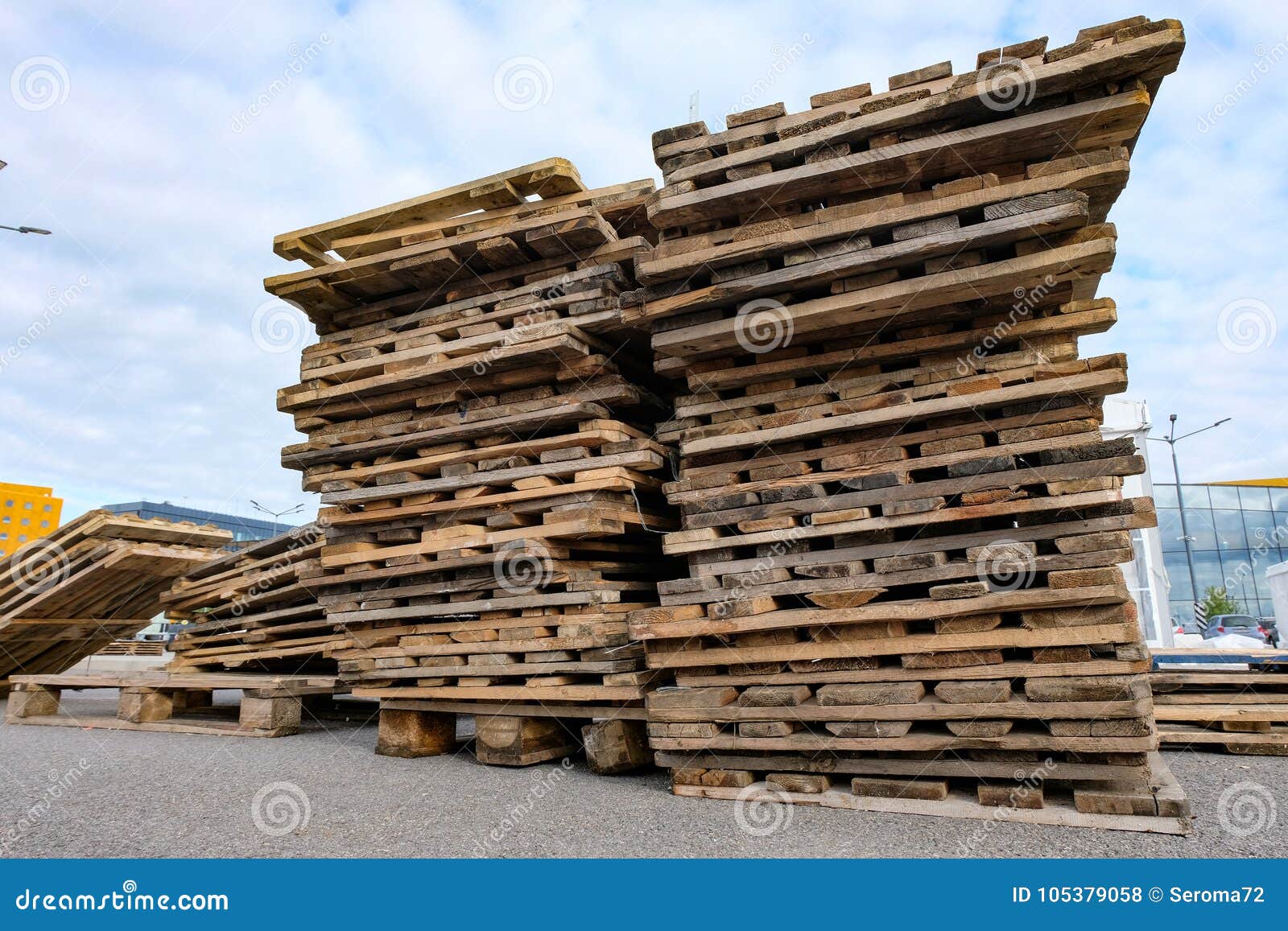Construction Pallets Stock Photo | CartoonDealer.com #41860680