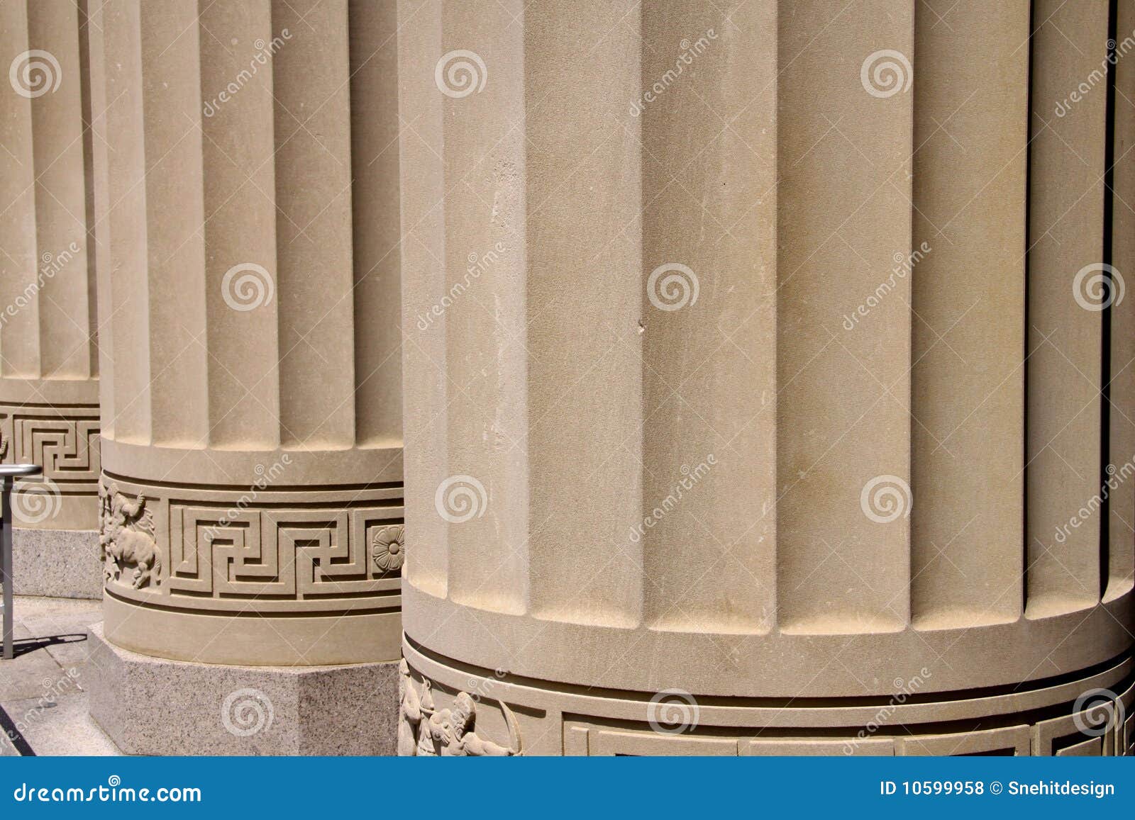 Big Pillars stock photo. Image of structure, classical - 10599958
