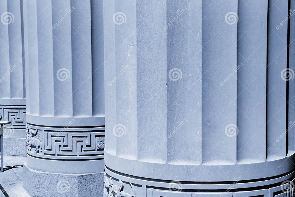Big Pillars stock photo. Image of roman, federal, detail - 10600038
