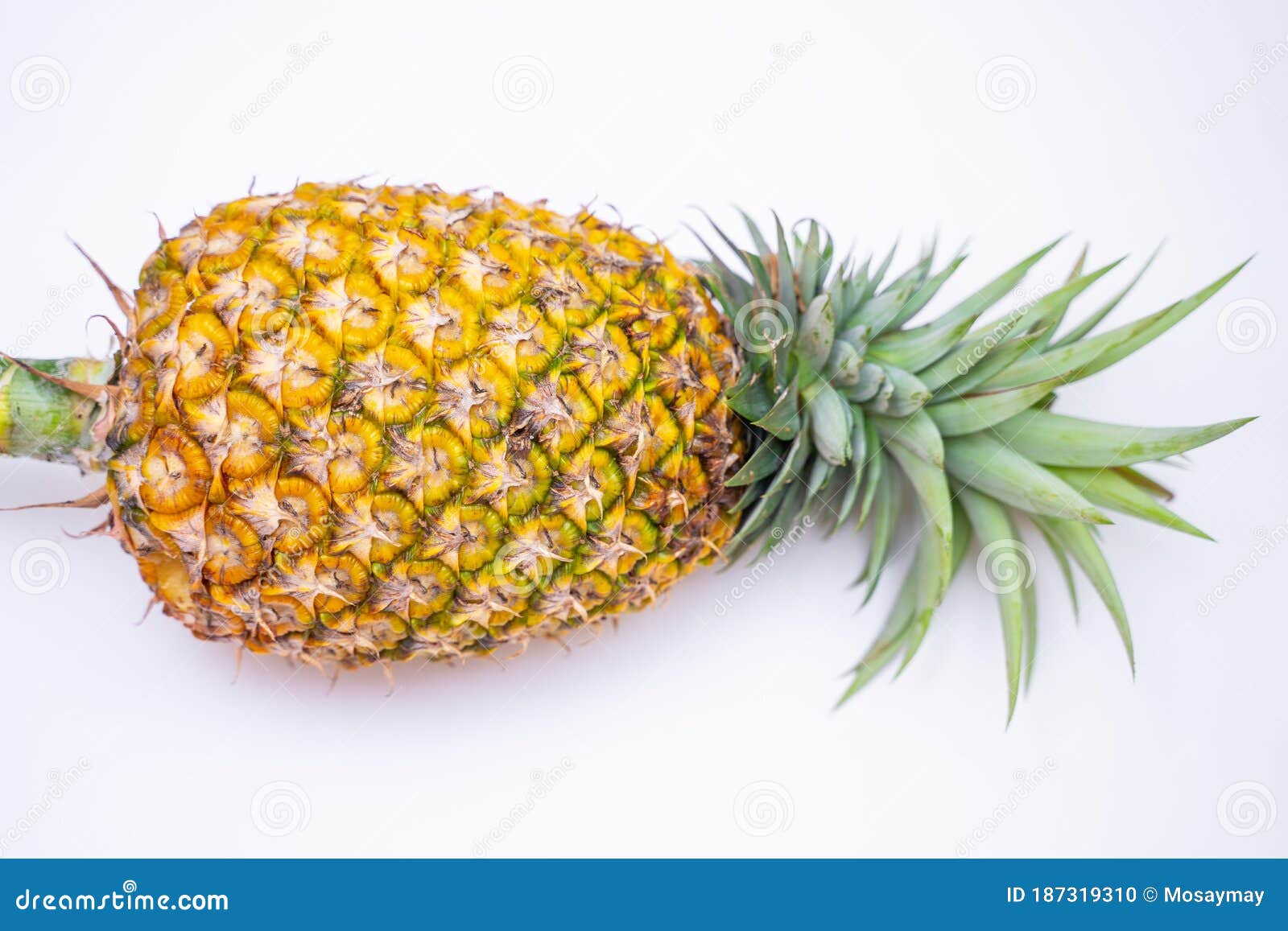 Big Pineapple Fresh from Garden Stock Photo - Image of sweet, cuisine ...