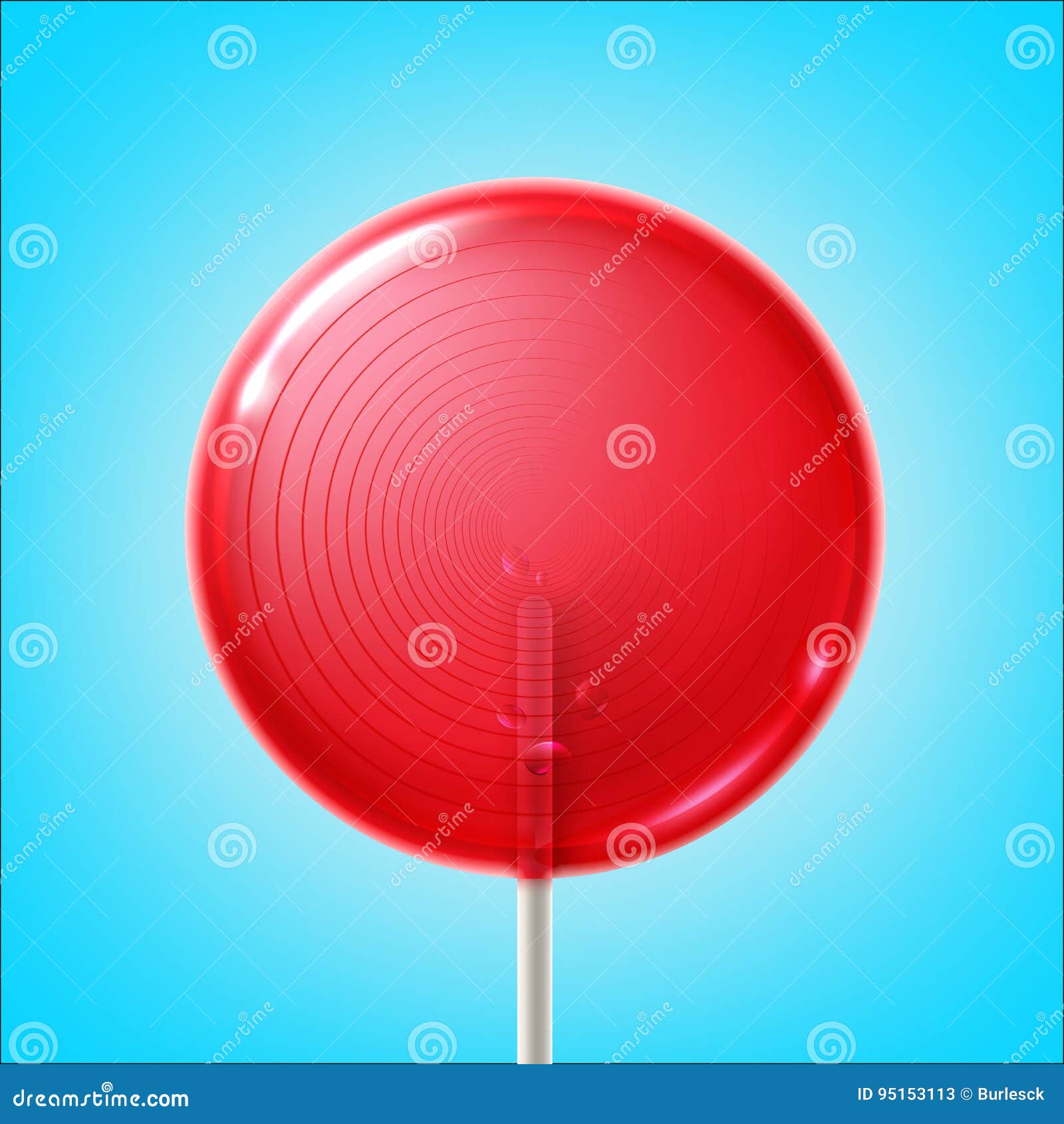 Big pink lollipop stock vector. Illustration of bright - 95153113