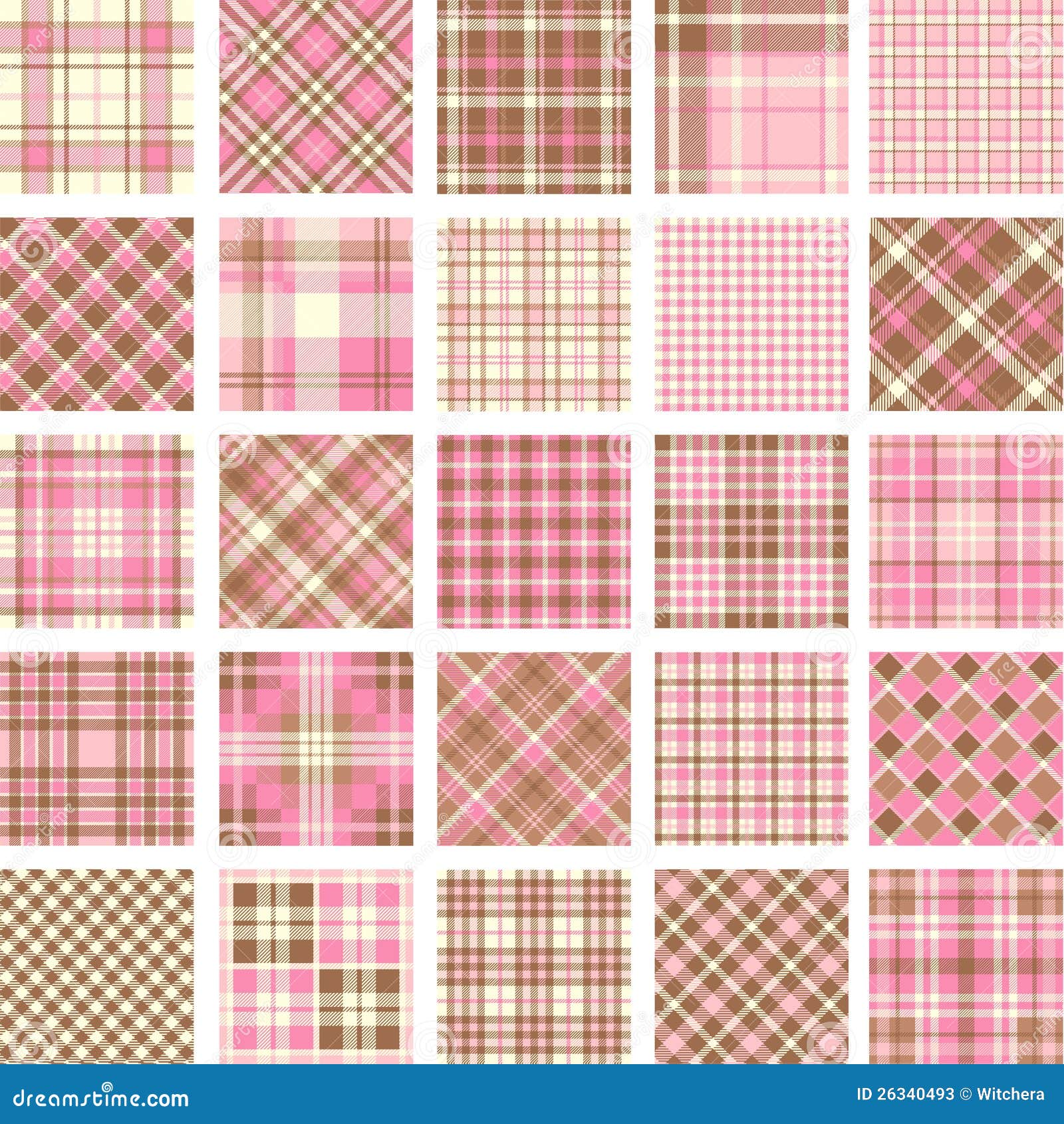 Big plaid pattern set stock illustration. Illustration of design - 26340493