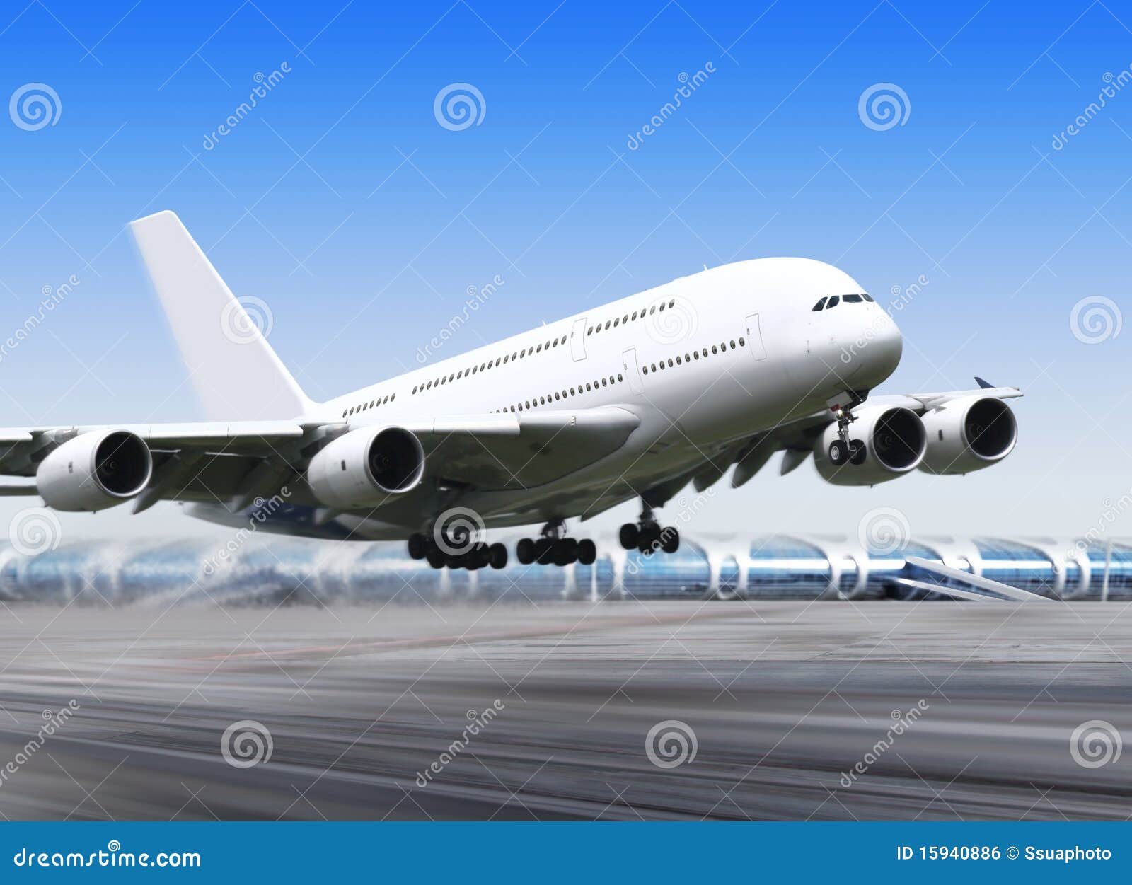 Big plane in airport stock photo. Image of liftoff, business - 15940886