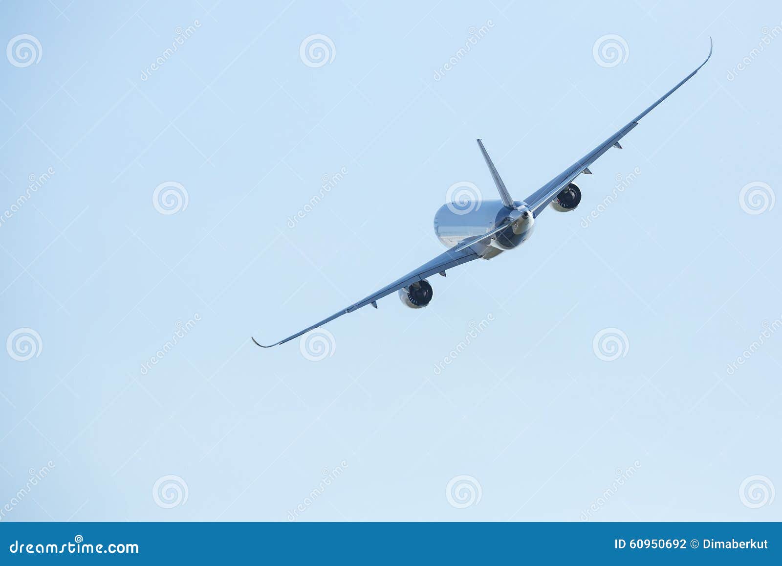 Big Plane in the Blue Sky. Power. Stock Photo - Image of flying, high ...