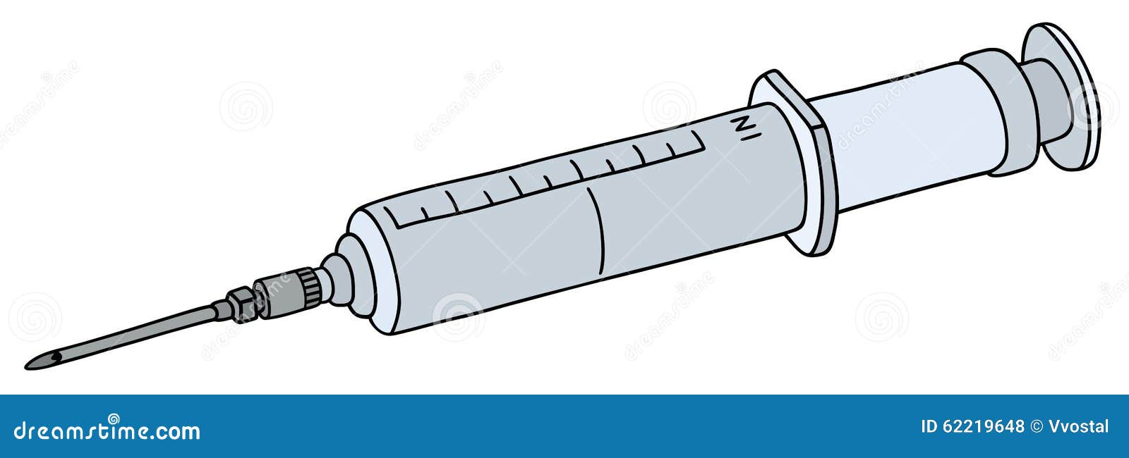 Big plastic syringe stock vector. Illustration of health - 62219648