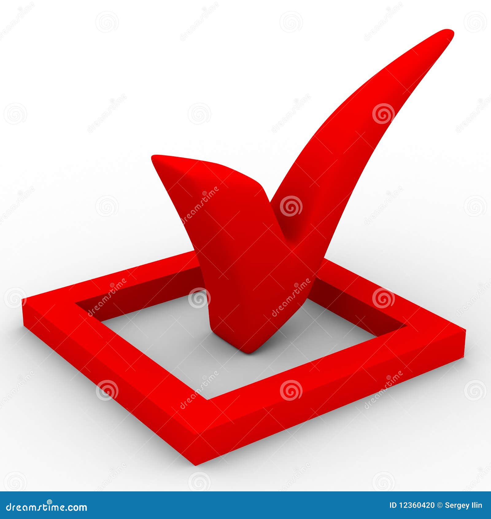 Red Positive Symbol On White Background. Isolated 3D Royalty-Free Stock ...