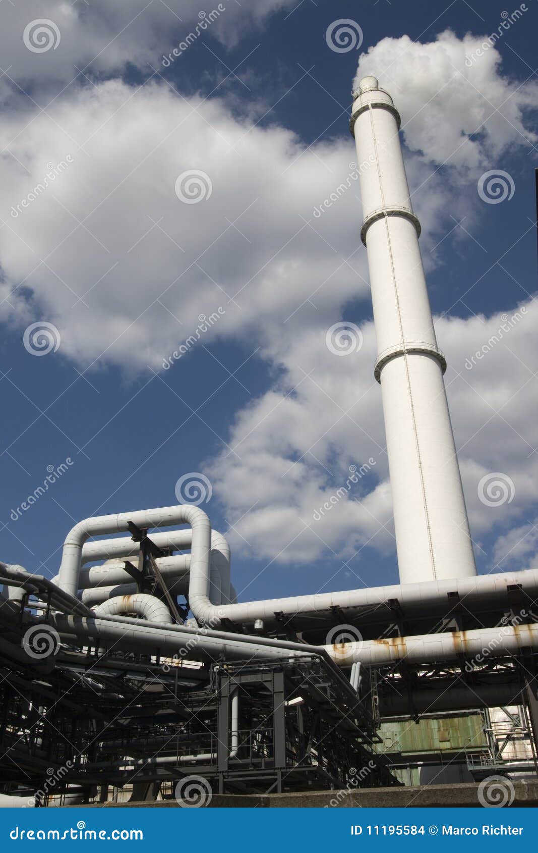 Big power plant stock photo. Image of combustible, engineer - 11195584