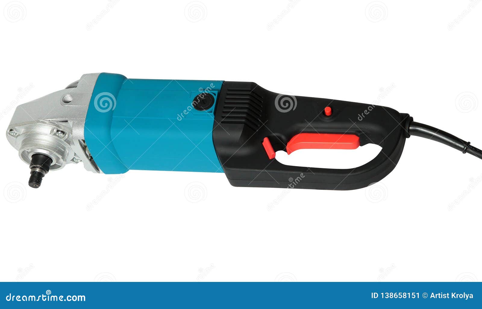 Big Powerful Angle Grinder without Abrasive Disk Stock Image - Image of ...