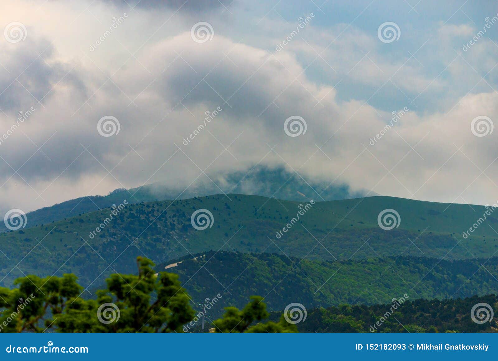 Big Powerful Storm Thunderstorm Clouds Stock Image - Image of shadow ...