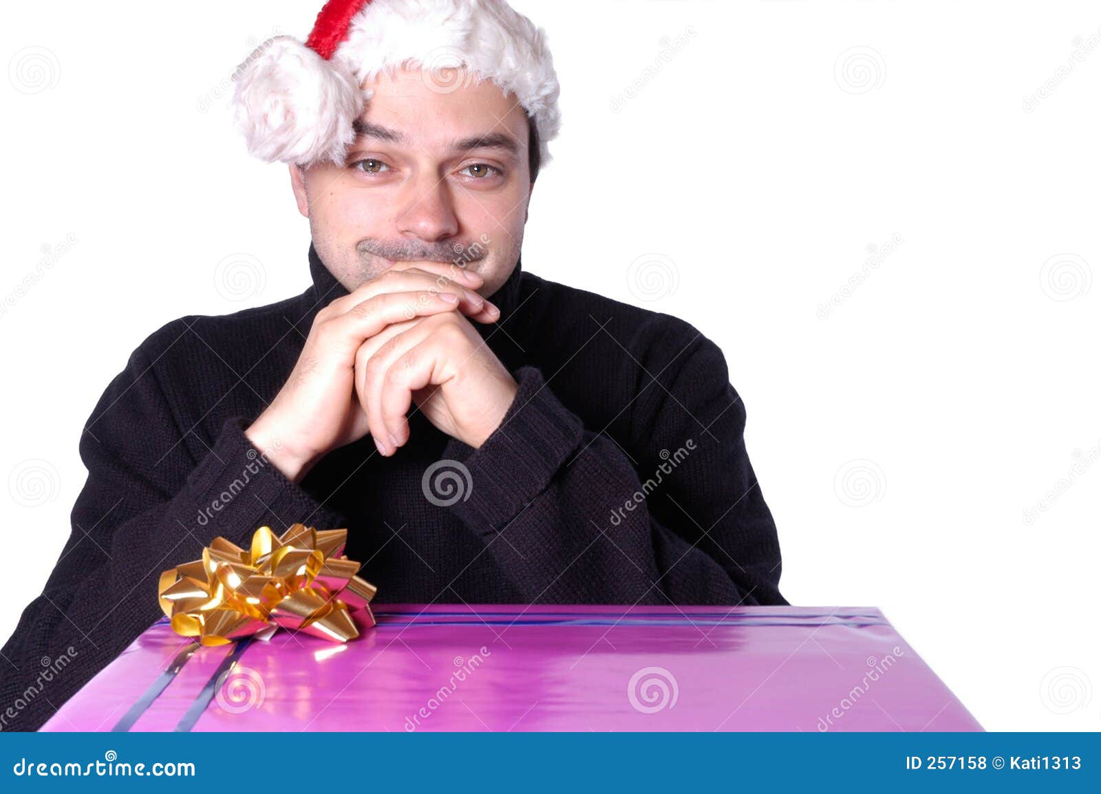Big present stock photo. Image of disguise, people, nicholas - 257158