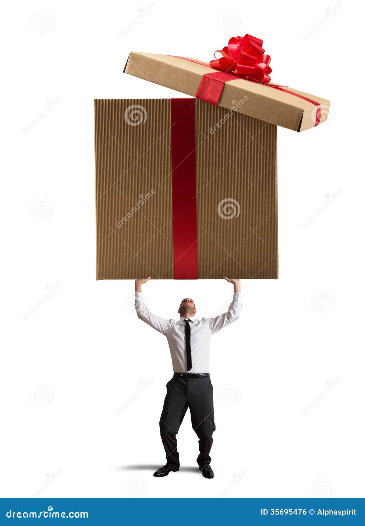 Big present stock photo. Image of anniversary, successful - 35695476