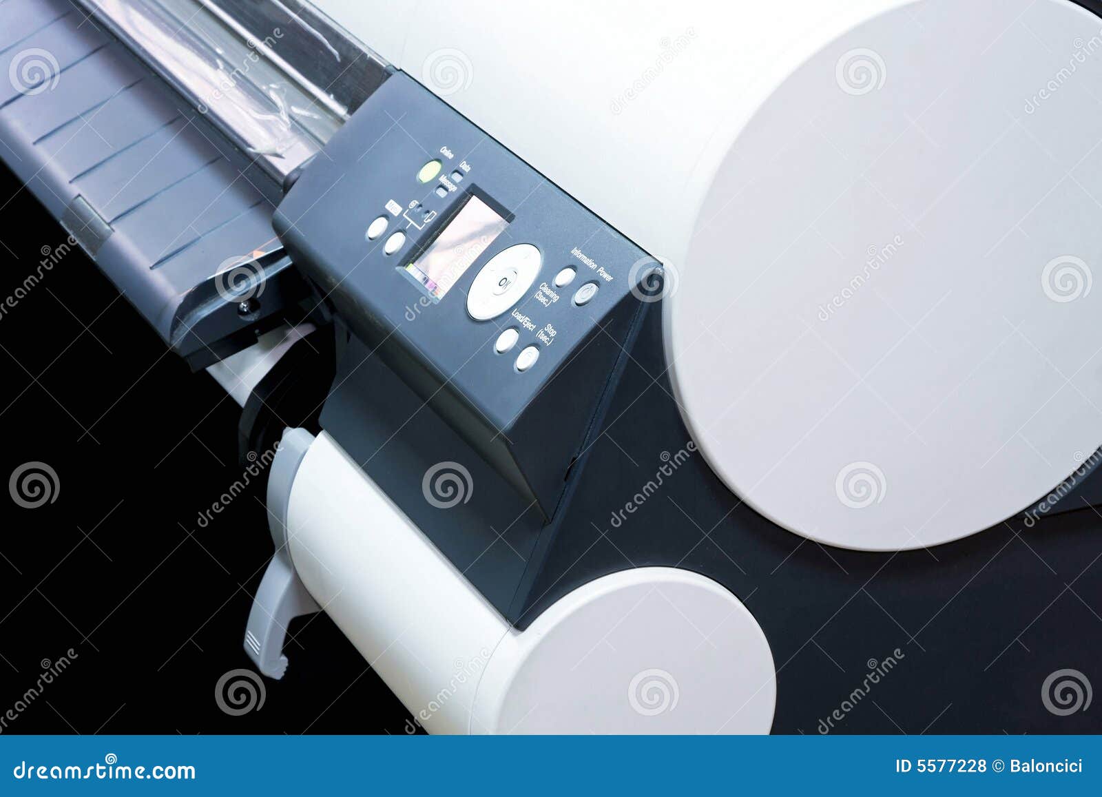 Big printer stock photo. Image of design, controls, machine - 5577228