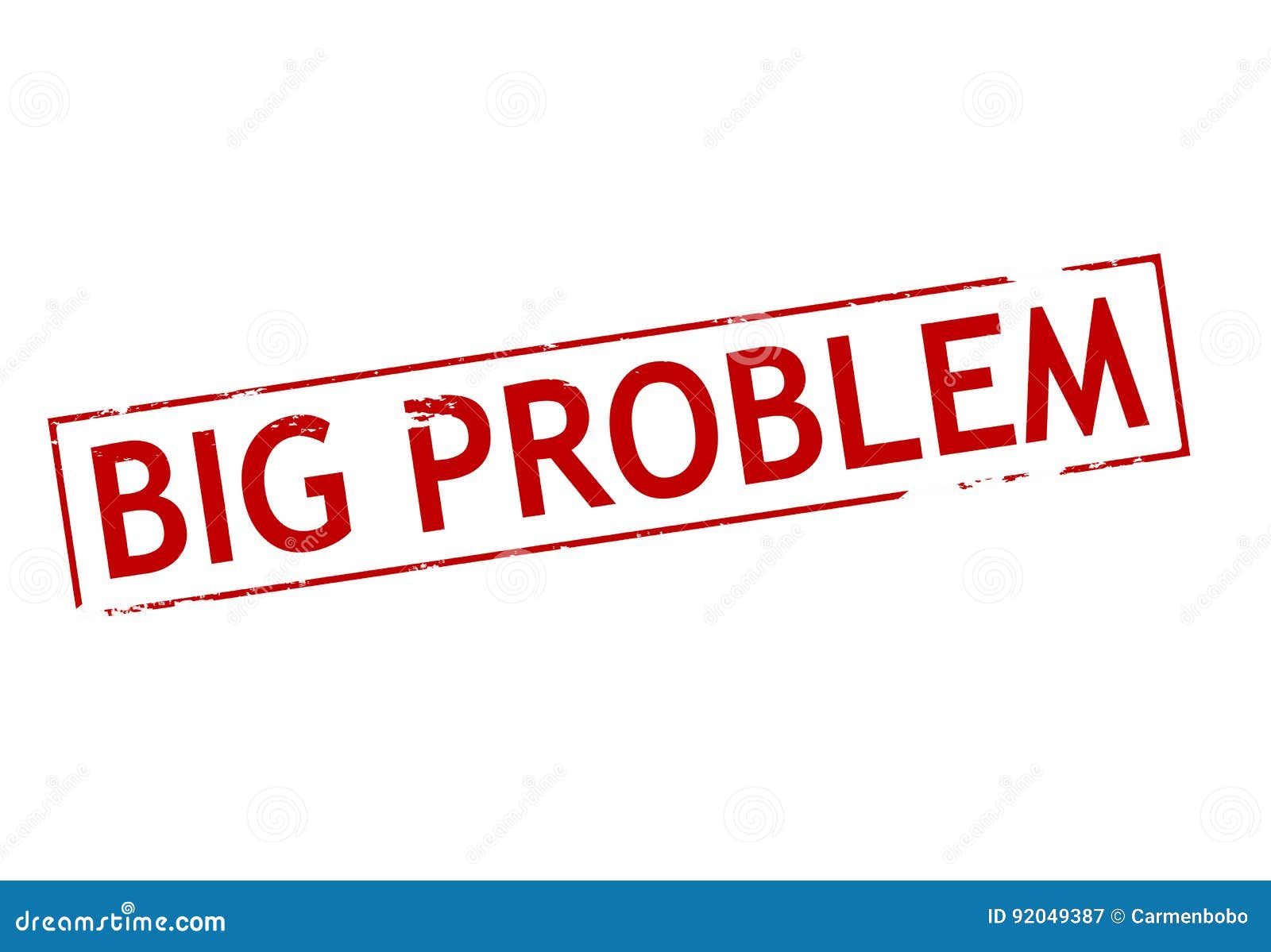 Big problem stock illustration. Illustration of mission - 92049387