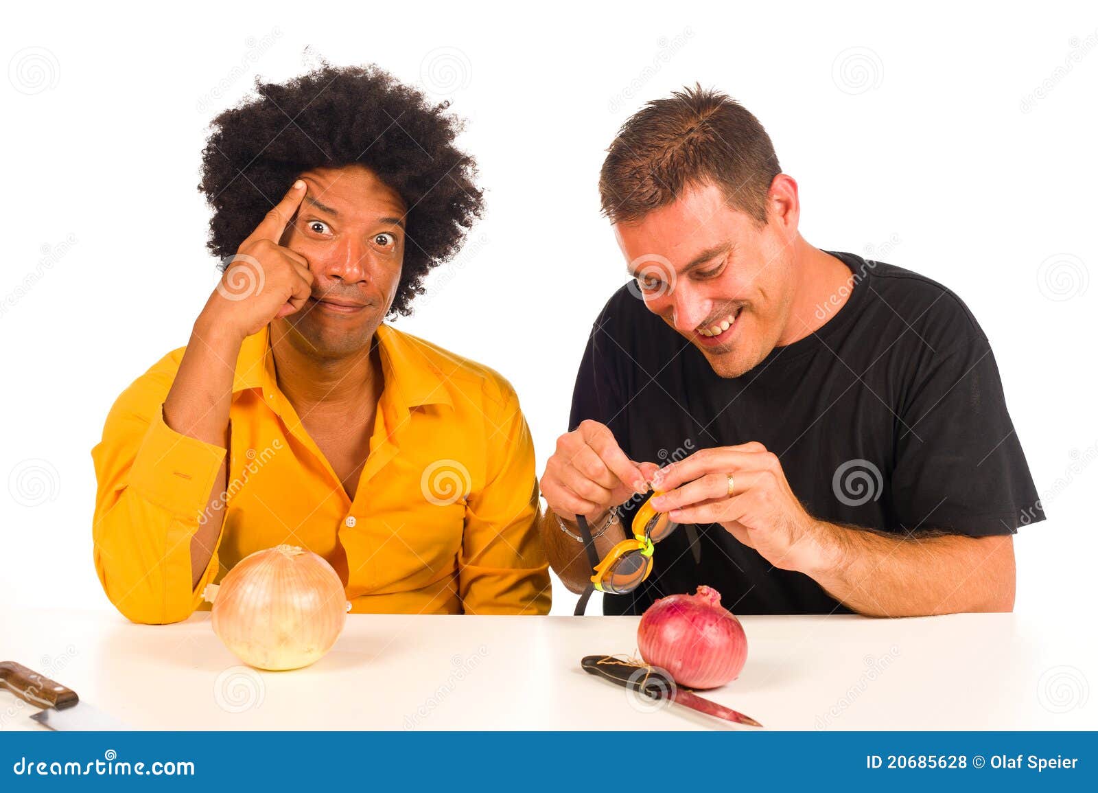 Big Problems, Big Solutions Stock Photo - Image of male, cooking: 20685628