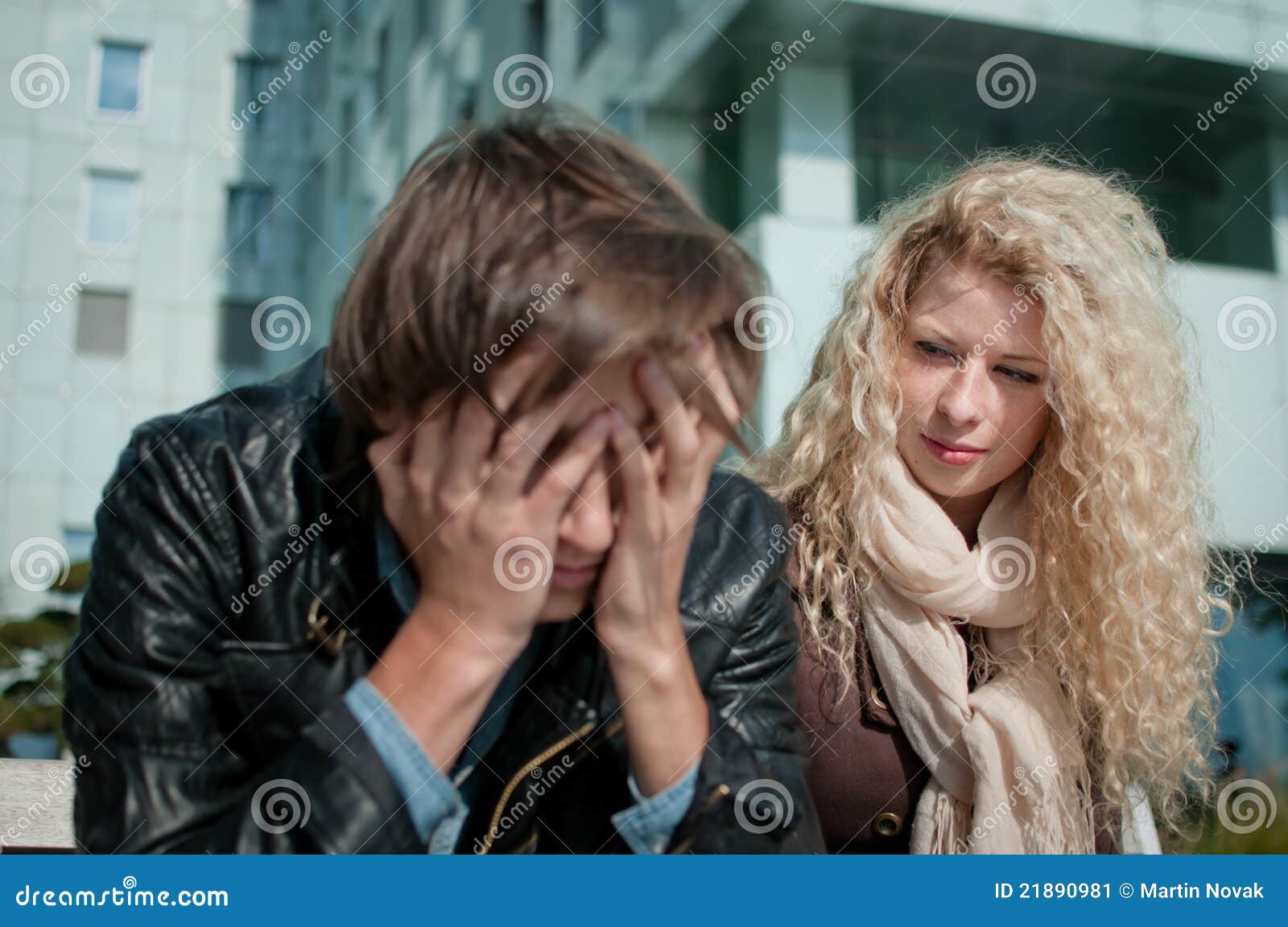 Big Problems - Man in Troubles Stock Image - Image of negative ...