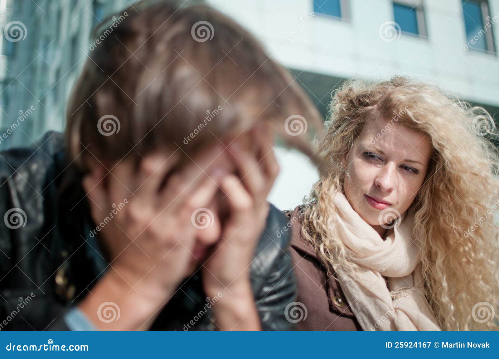 Big Problems - Man in Troubles Stock Image - Image of portrait, male ...