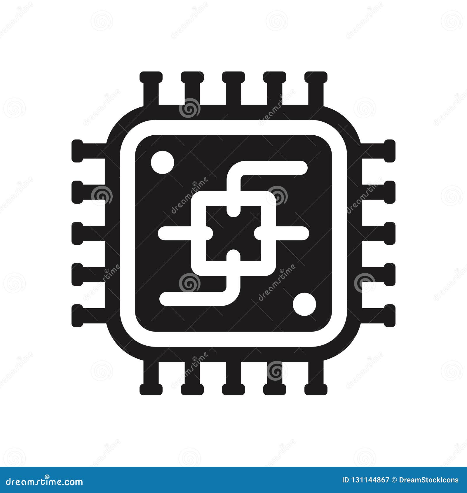 Big Processor Icon. Trendy Big Processor Logo Concept on White B Stock ...