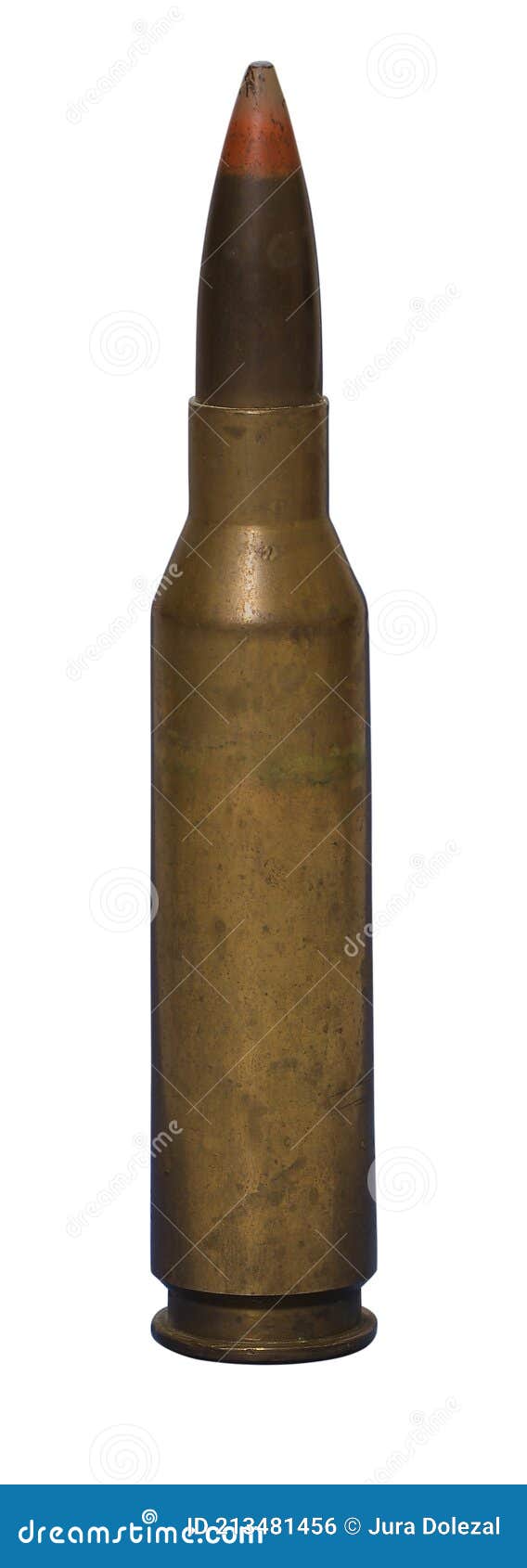 Big Projectile for Cannon, Isolated on White Stock Photo - Image of ...