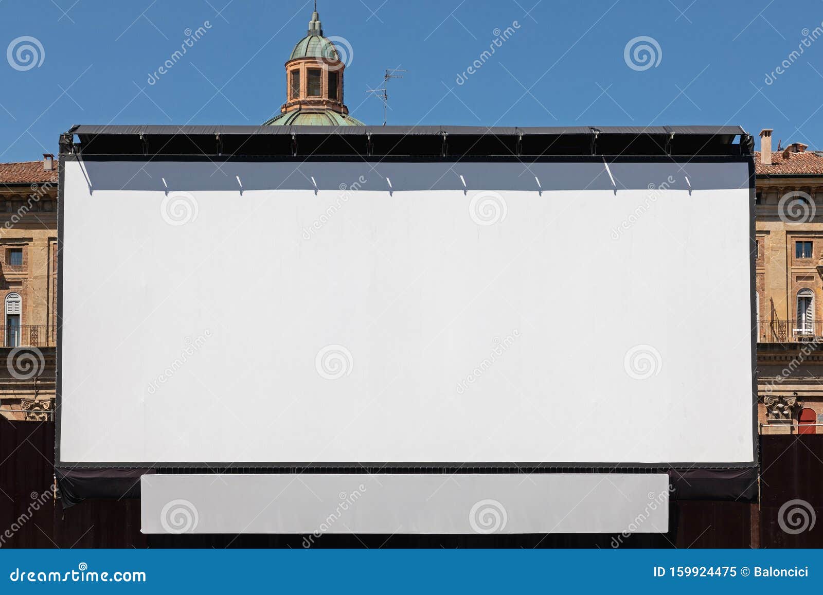 Large Projector Screen stock image. Image of display - 159924475